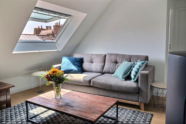 Gezellig Appartement In Het Centrum Van De Stad, Op 2 Stappen Van De Stranden - Fornuis - Garage - Concarneau