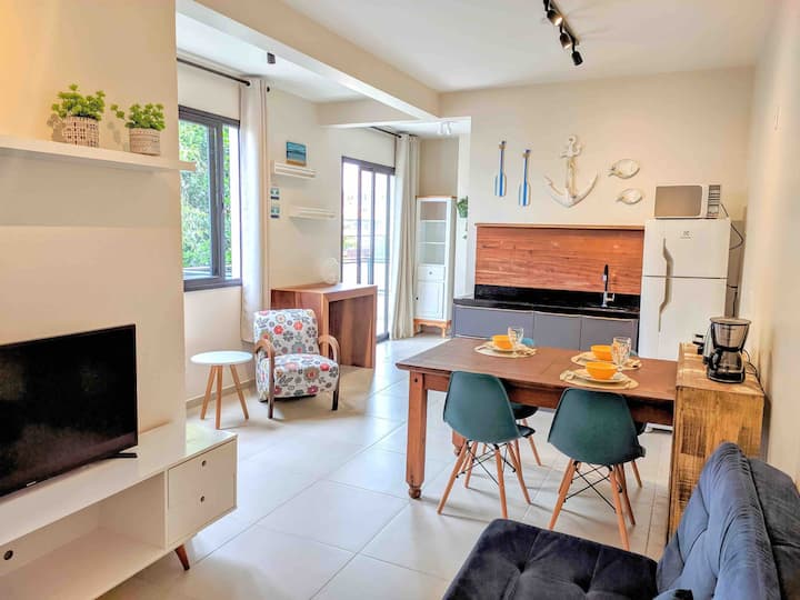 Studio Charmoso Perto Da Praia Do Campeche Com Ar! - Florianópolis