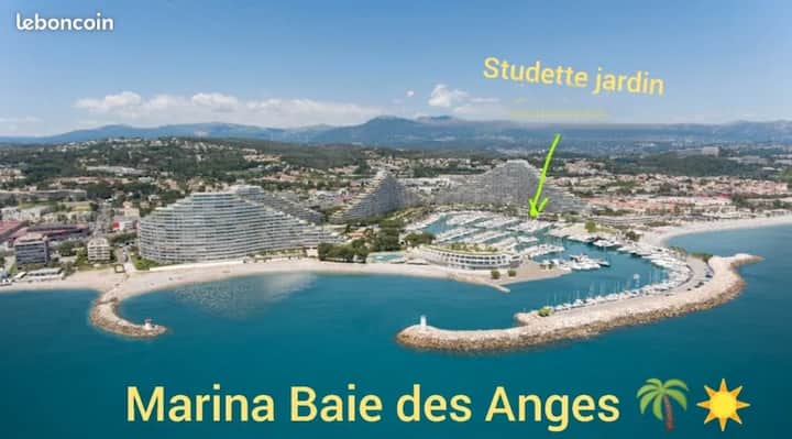Studette Jardin Terrasse Front De Mer - Villeneuve-Loubet
