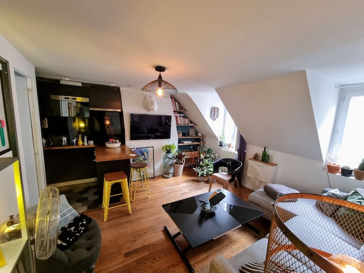 Petit Cocon Avec Chambre - Rue De La Roquette 11e - Paris 19e Arrondissement