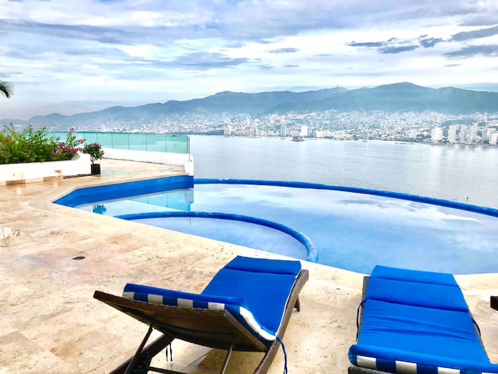 Casa Marea, Marina Brisas, Increíble Vista - Acapulco