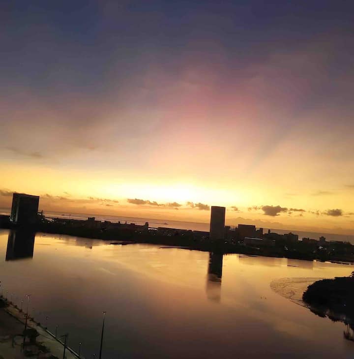 Vista Rio E Mar, Próximo Olinda E Praia Boa Viagem - Recife