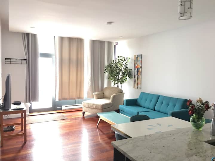 Bright And Spacious Art Deco Loft On Ave Laurier - Montreal