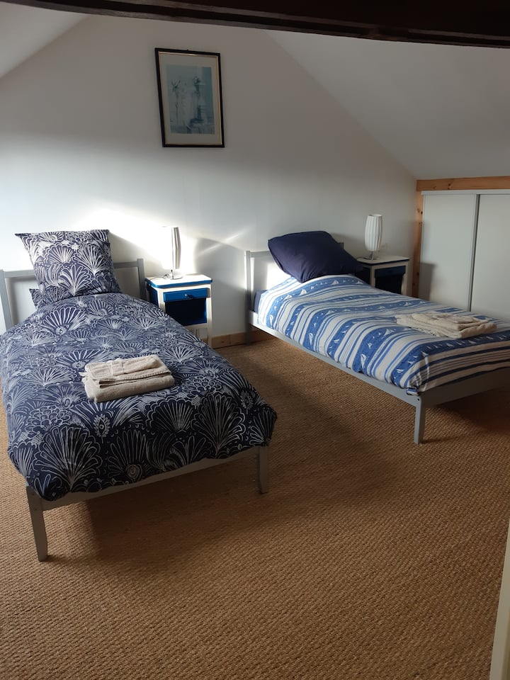 Chambre Double Indépendante Dans Belle Maison De Campagne - Montauban-de-Bretagne