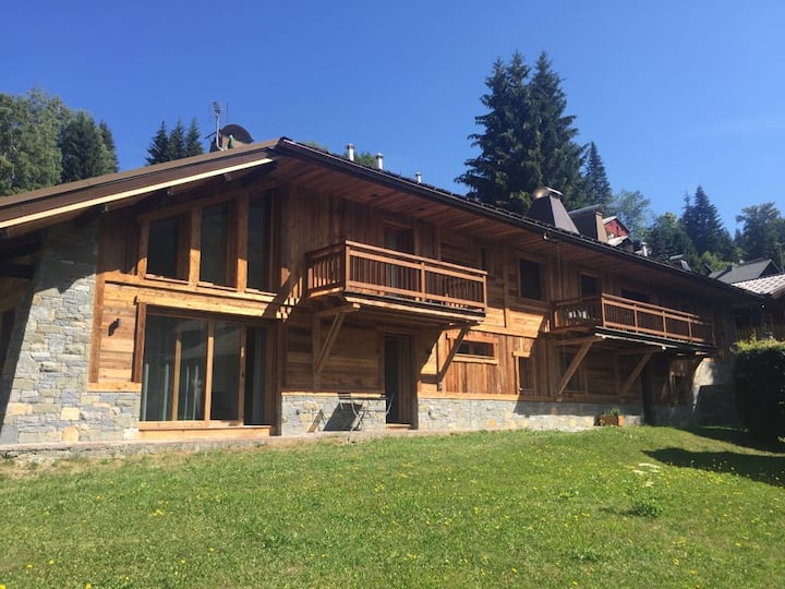 Appartement Dans Chalet Standing Centre Les Carroz - Cluses