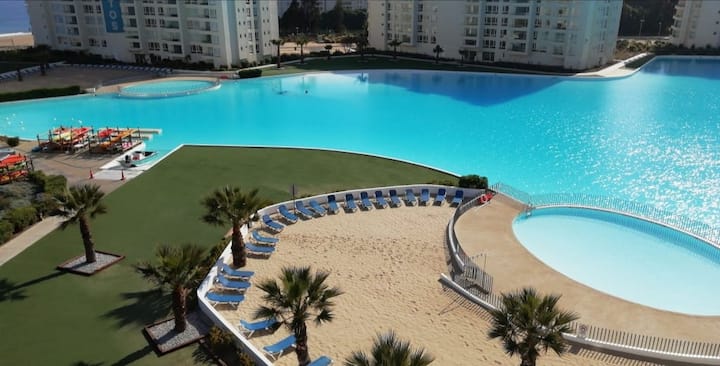 Depto Papudo Laguna Acceso Playa, Tennis, Kayaks. - Papudo