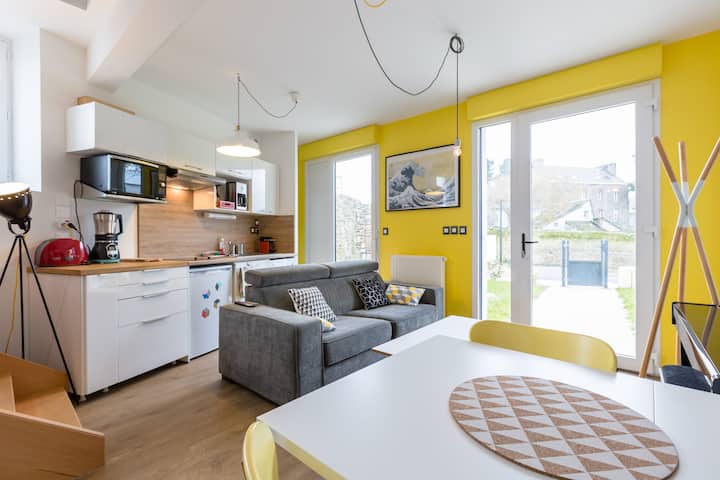 Duplex Hermine | Cosy, Avec Jardin Sud & Parking - Saint-Malo