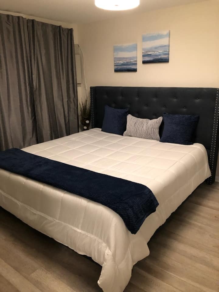 Cool Blue Basement Room In Columbia - Columbia, MD