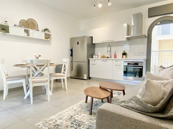 Cute Ftn-view 1br Balcony Apt Nr Downtown Triangle - Jerusalem