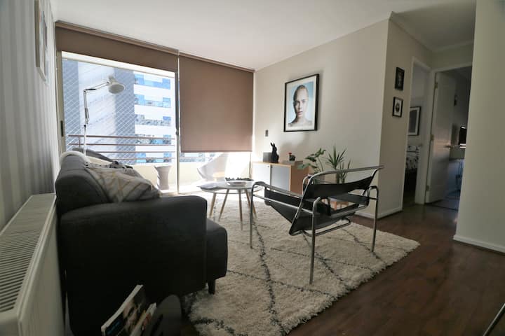 Maravilloso  Y Moderno. A Pasos Del Metro Y Mall 8 - Las Condes