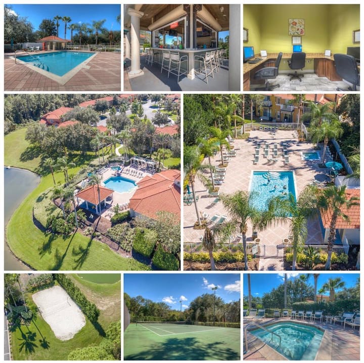 Gathering Pool Home-mins Away From The Parks - Four Corners, FL