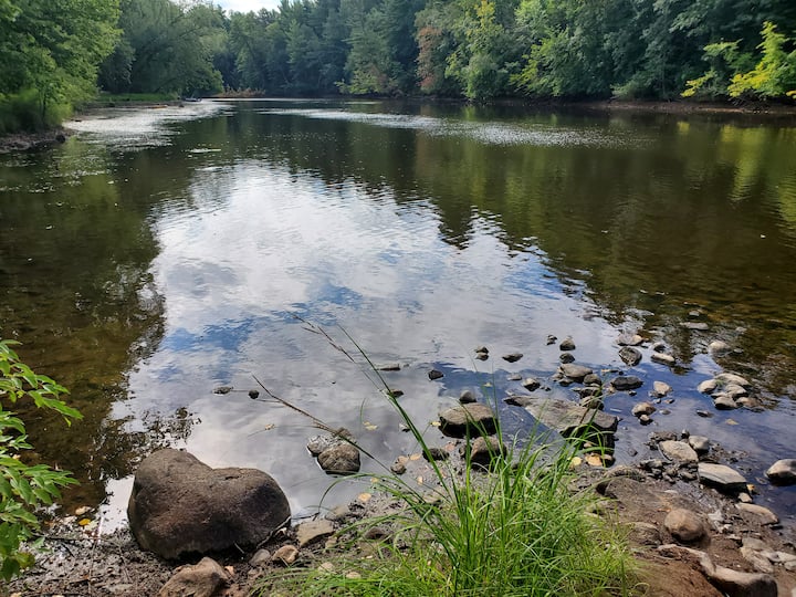 Easy Drive/2 Riverfront Cabins/11 Ppl/dogs/kayaks - Governor Knowles State Forest, Grantsburg