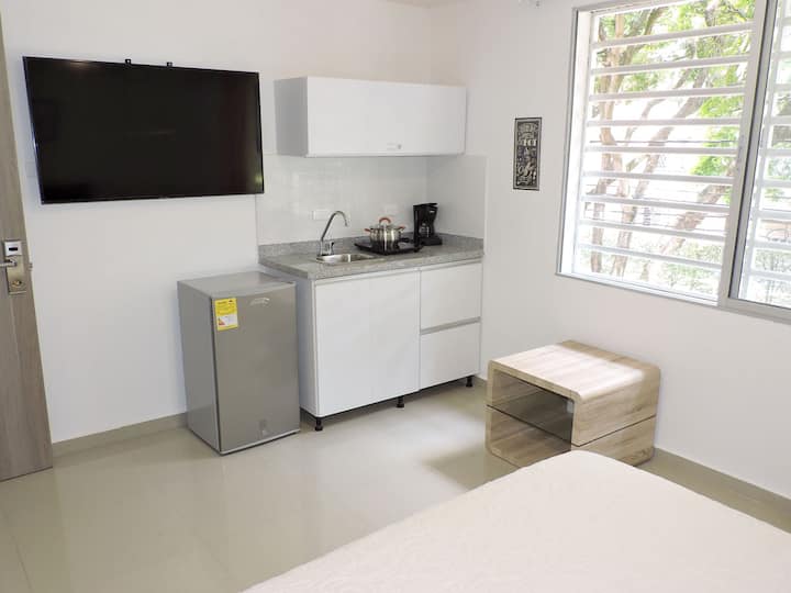 Moderno Apartaestudio Con Aire Acondicionado 204 - Cali