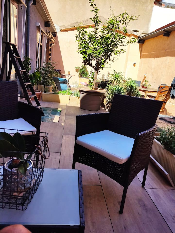 Maison De Ville, Grand Patio, Tropézienne, Garage - Sète