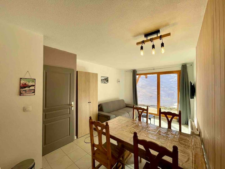 Les Orres 1800 T2 Calme, Lumineux Avec Piscine - Les Orres