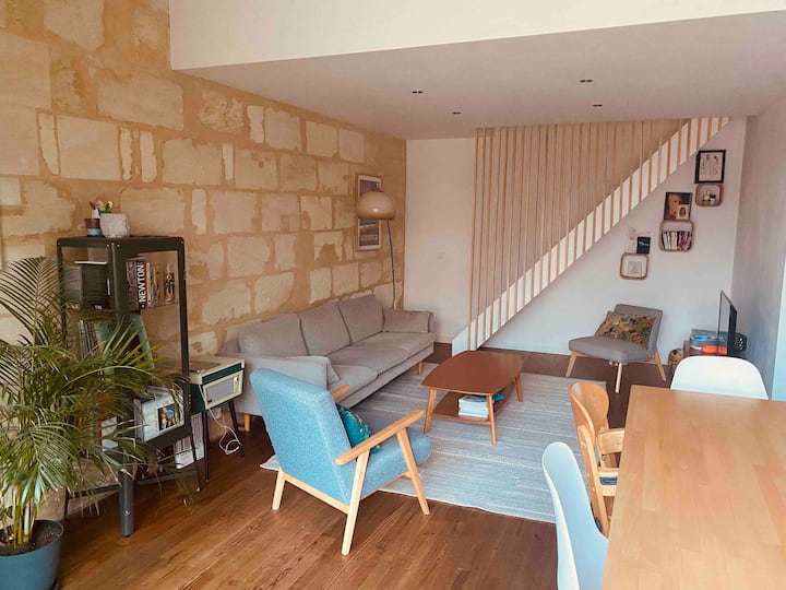 Charmante éChoppe Familiale Avec Terrasse - Bègles