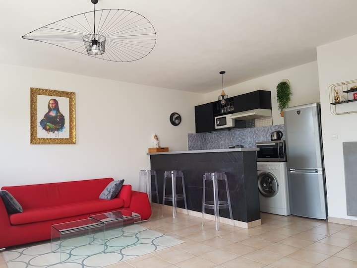 Appartement Climatisé Avec Piscine à 1 Km  Avignon - Villeneuve-lès-Avignon