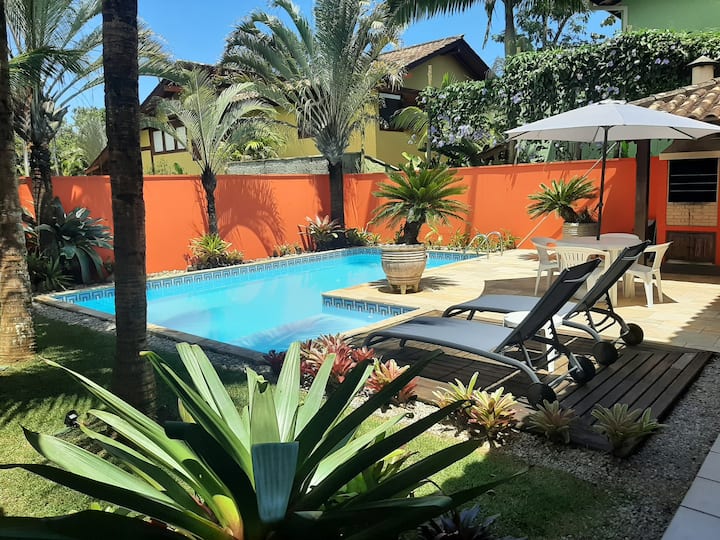 Bela Casa, 100mts Da Praia, Piscina, Ar Cond, Wifi - Brasil