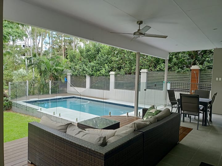 Tranquil Private Guest Suite + Heated Pool 3 Beds - Brisbane