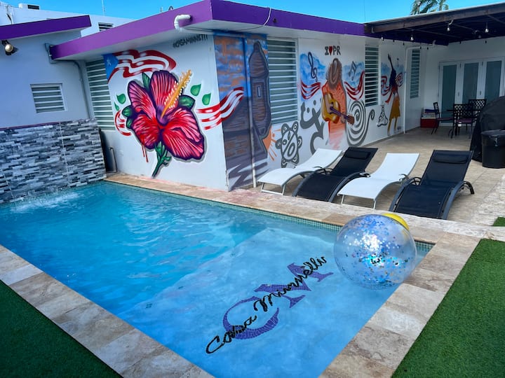 Casa Minnelli,5 Minutes From The Airport And Beach - Puerto Rico