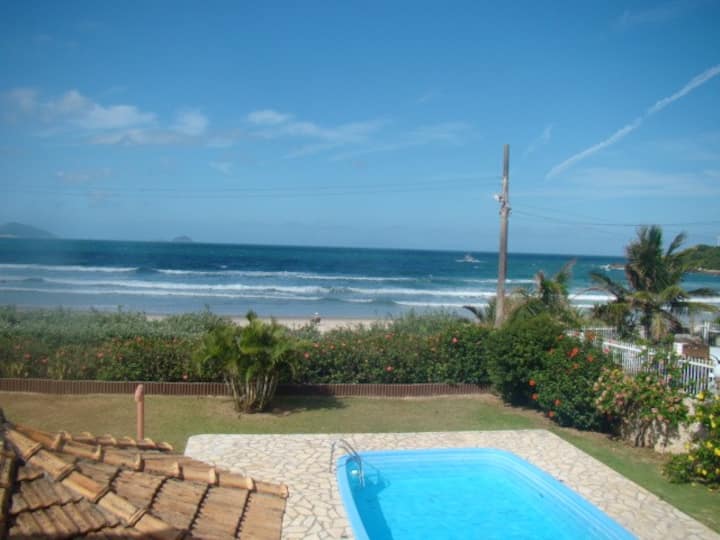 Casa Frente Mar Com Piscina Barra Da Lagoa - Florianópolis