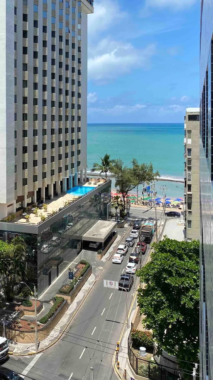 Apt 7 Em Boa Viagem | 50 M Da Praia | Wi-fi 200 Mb - Recife