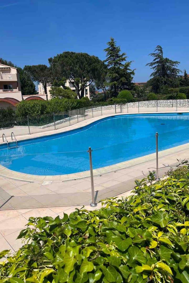 2pièce Proche Mer 2piscines 2tennis - Juan-les-Pins