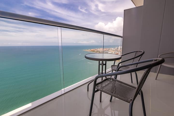 40th Floor Spectacular 1 Bedroom Apt In Bocagrande - Cartagena