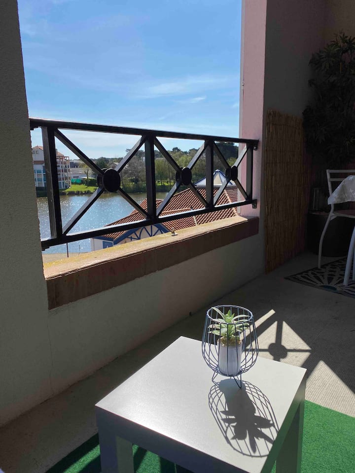 Agréable T1 Bis Vue Lac à 5 Minutes De La Mer - Talmont-Saint-Hilaire