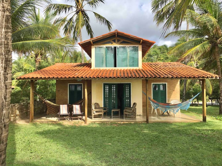 Jardim Das Tartarugas. Casa Pé Na Areia, Sossego. - Japaratinga