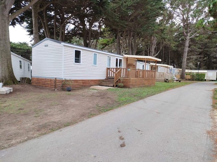 « Zen, Soyons Zen » Mobilhome 200- 6pl Conguel 4* - Belle-Île-en-Mer