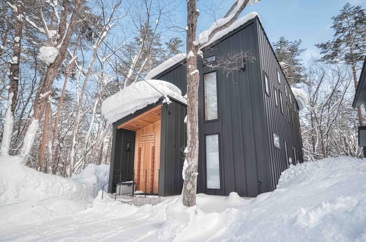 Elgin - Modern Luxury Ensuite Villa W/ Roofed Deck - Hakuba