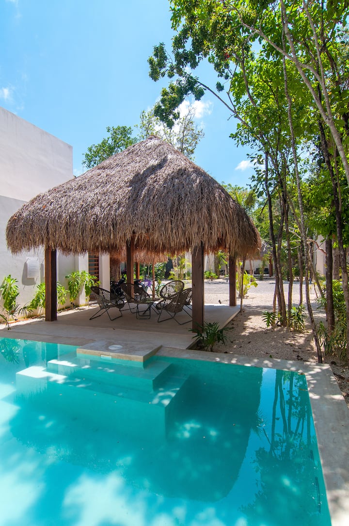 2 Br Villa Near Tulum Beaches - Paradise Beach