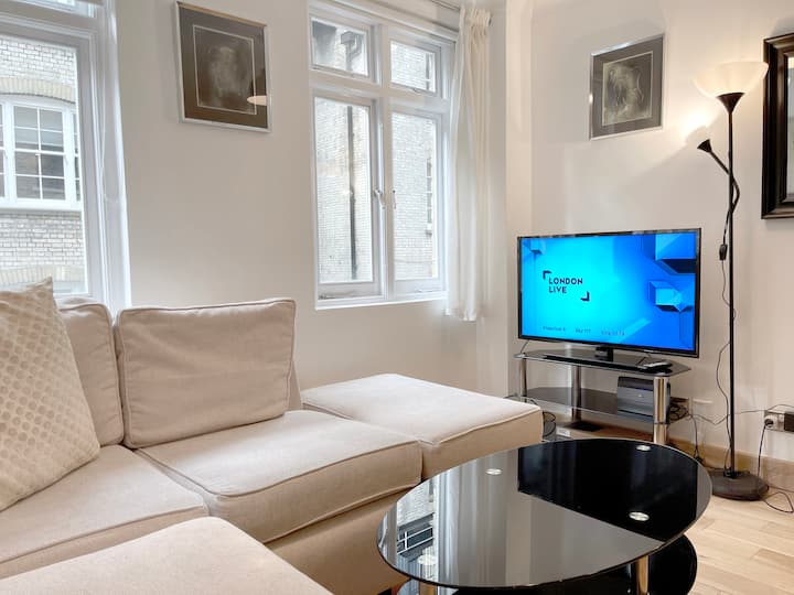 Peaceful 1 Bed Mews 1st Floor Apt By Baker Street - Marylebone
