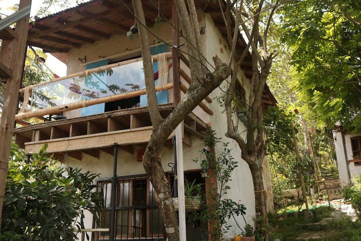 La Cabaña Rústica Hermosa En Homeoasis - Bucaramanga