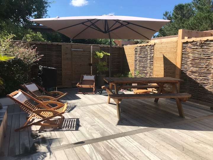 Lacanau Villa Gré D Flots  Climatisée à 400m Ocean - Lacanau