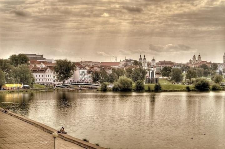 Квартира с видом на реку. - 민스크