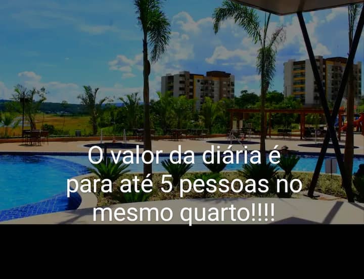 Flat M006 Praias Do Lago Eco Resort - Caldas Novas - Caldas Novas