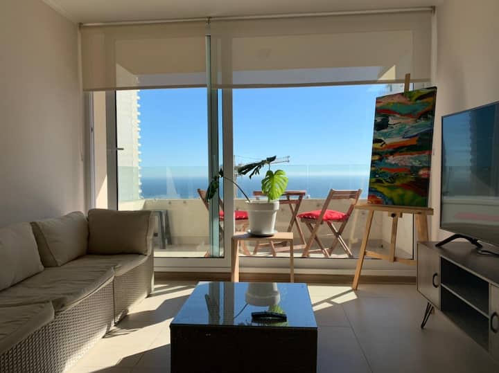 Departamento En Costa De Montemar, Hermosa Vista. - Concón