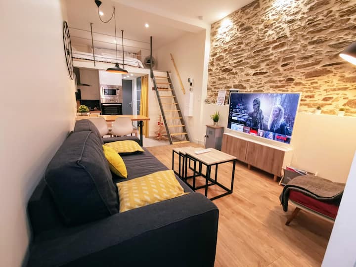 La Loge Des Voyageurs, Parking Linge Inclus /Wifi - Nantes