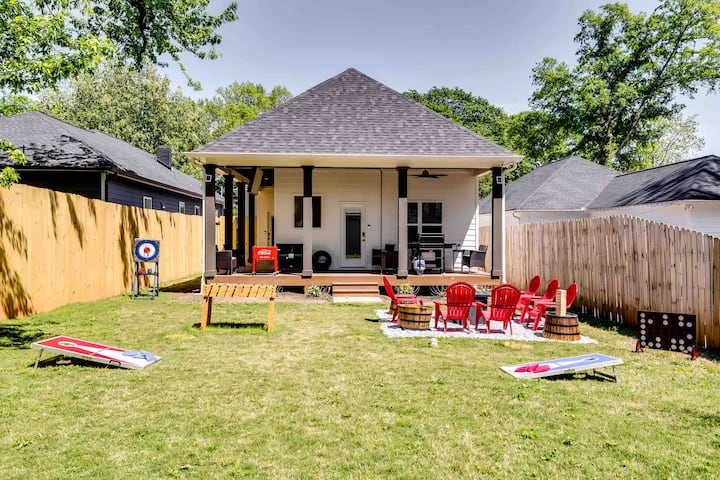 Grill + Pool Table + Yard Games + Firepit - Atlanta