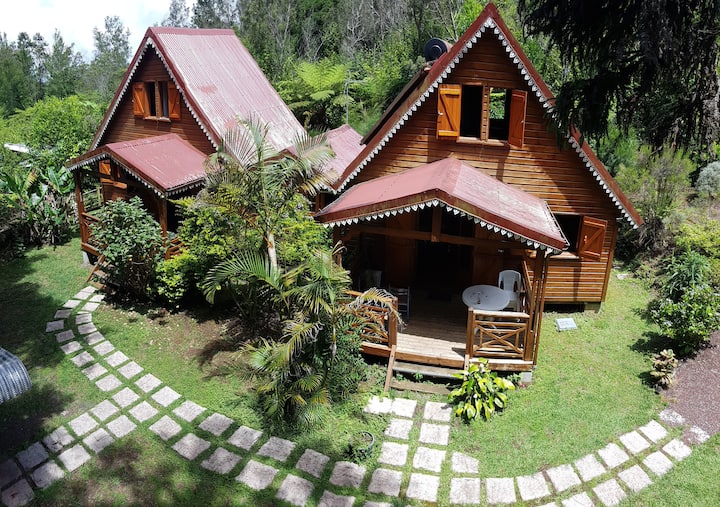 Les Chalets Des Plaines - Parc national de la Réunion