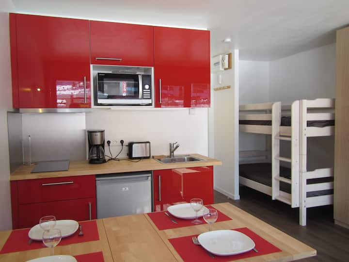 La Plagne Centre Studio Rénové. Rdc Sur Les Pistes - La Plagne