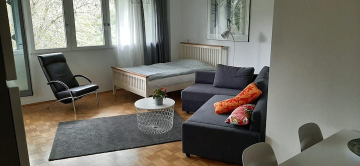 Lichtdurchflutetes Studio Apartment Mit Loggia - Düsseldorf