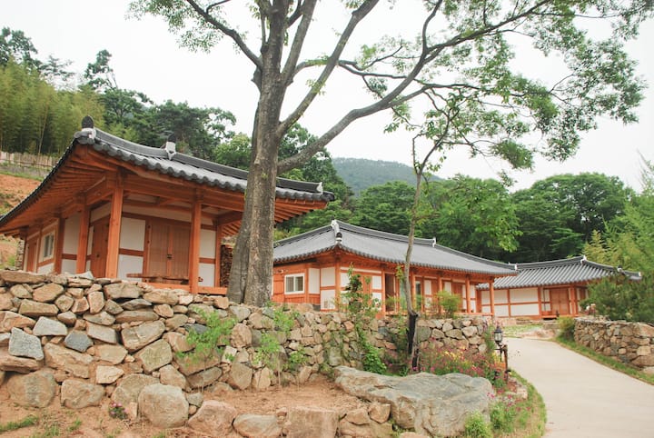 세상에서 가장 유니크한 대숲 한옥 달마루입니다. - 담양군