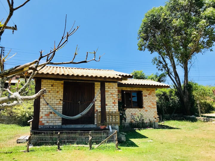Casinha Rústica Charmosa Rosa Norte! Home Office - Imbituba