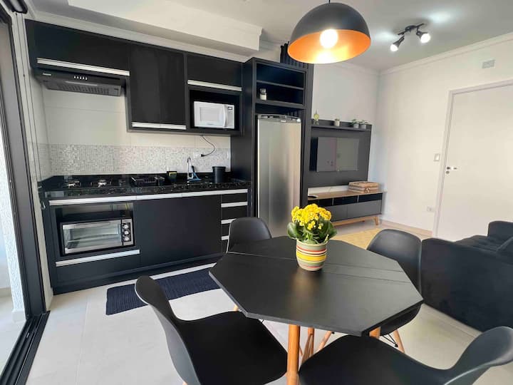 Studio 202 Matira Com Piscina - Ubatuba