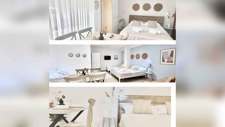 3 Studio Apartments For 13 Guests - Durrës