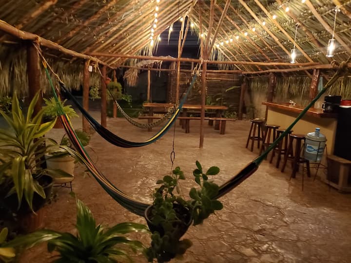 1or2 Person Hotel La Cabaña Cerca De La Laguna - Bacalar