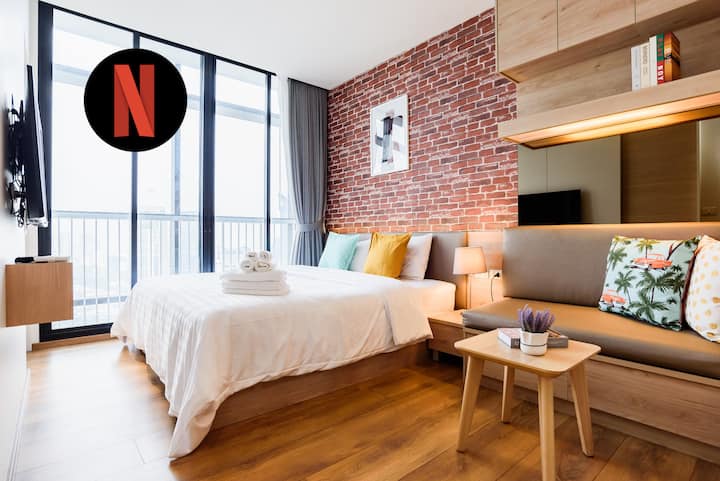 Wfh@38th Fl.1br W/rooftop Pool+running Park-7m Bts - Bangkok